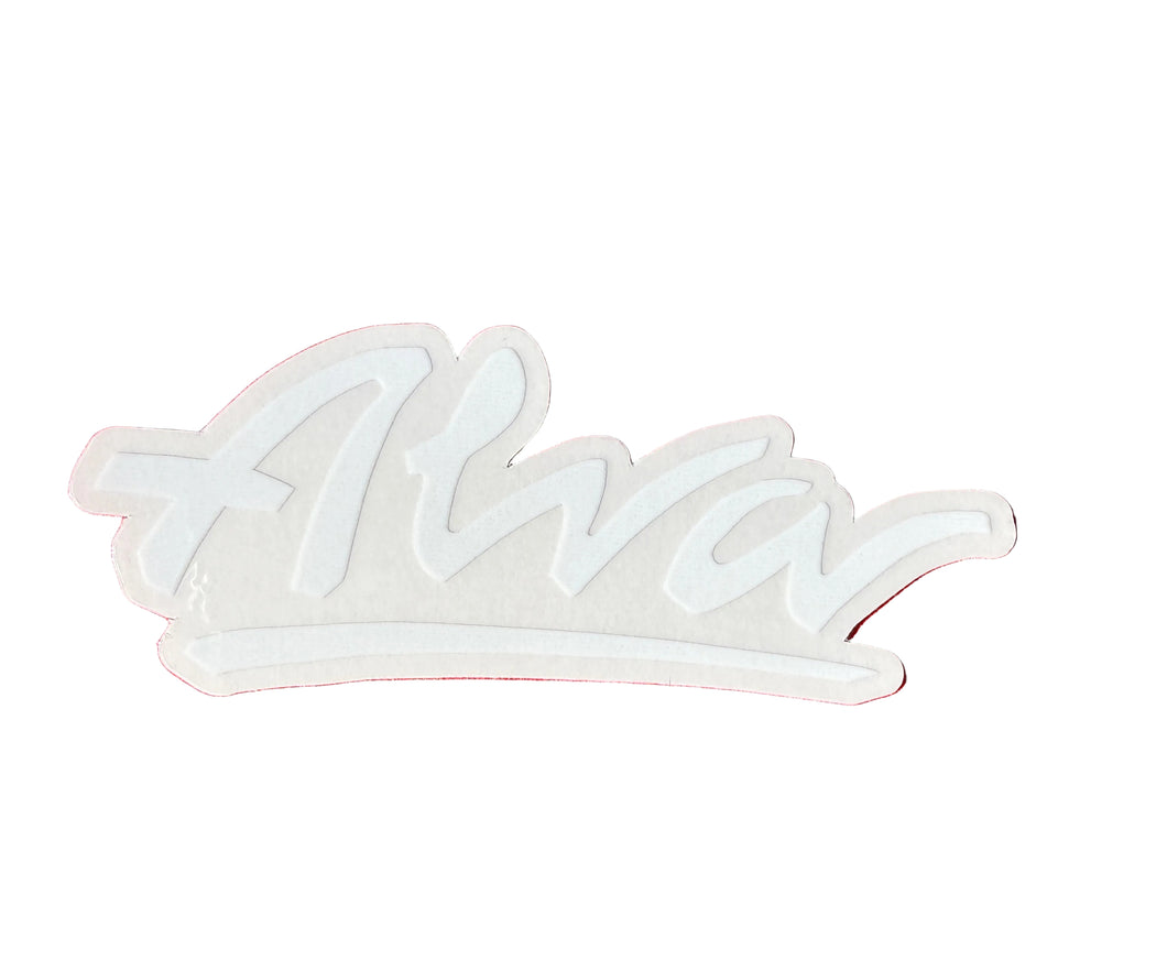 ALVA OG LOGO STICKER - White – Alva-Skates.com