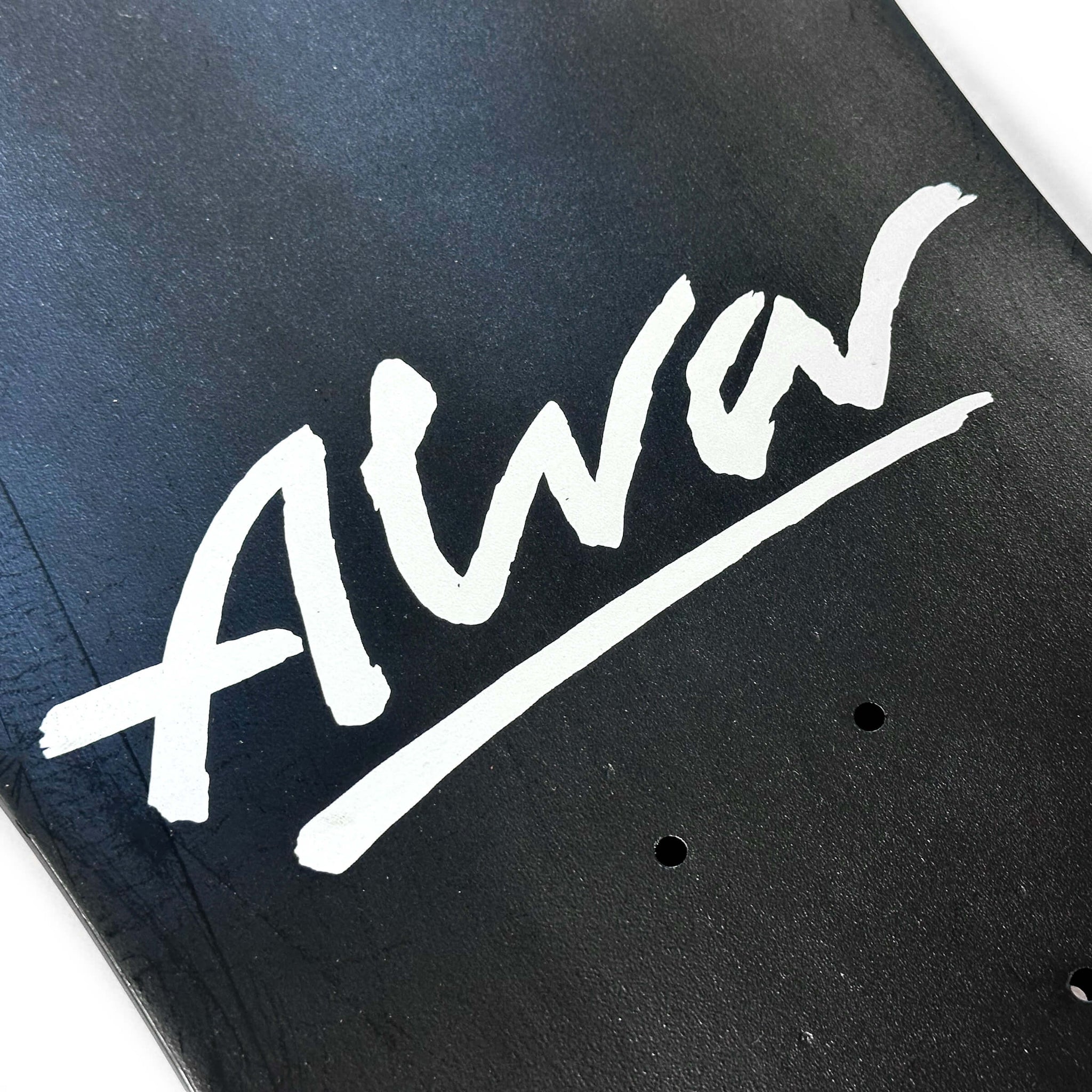 ALVA Modern Agresion Deck with a Street Fire Black with purple graphic ...