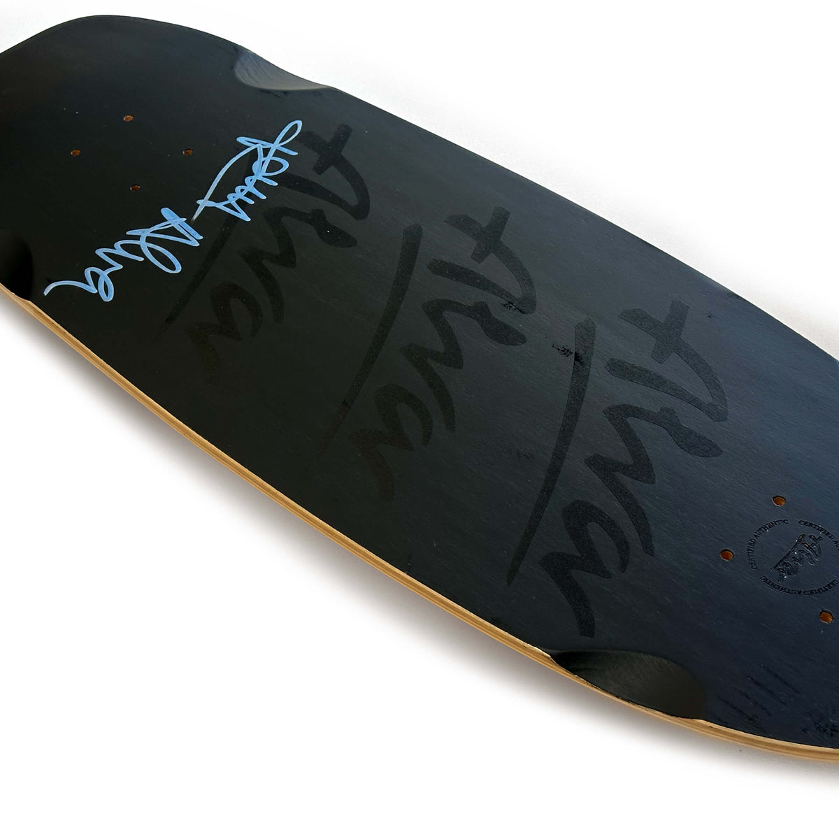 Alva Tri-Logo Pig Black on Black Signed Skateboard Deck – Alva-Skates.com