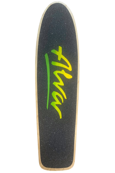 ALVA 1977 OG LGOO DECK- YELLOW-GREEN FADE – Alva-Skates.com